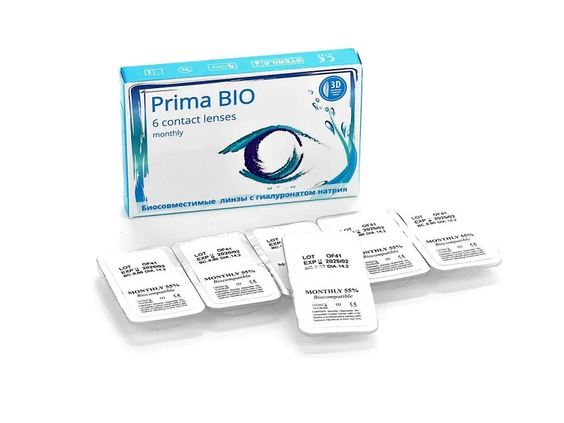 Контактные линзы: OKVision Prima Bio spherical (6 линз)